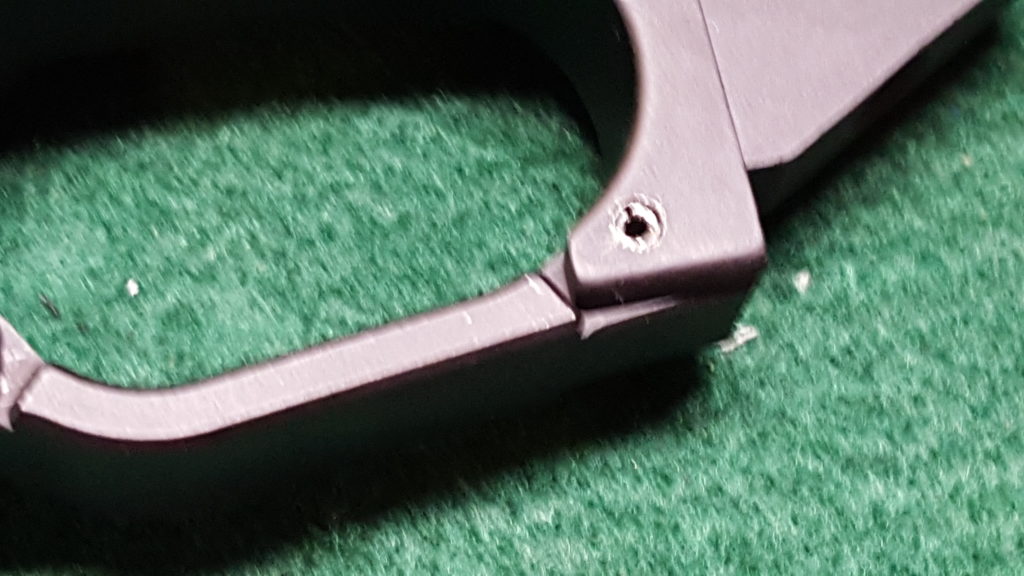 Assembling an AR Lower - Step 2 of 11: Installing the Trigger Guard ...