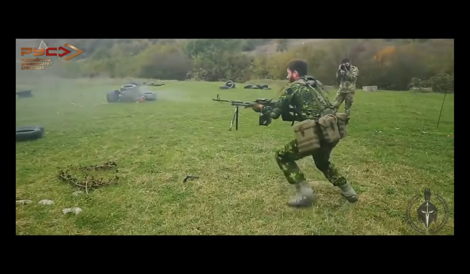 Russian Spetsnaz Working Out With The PKM Machine Gun - Ronin's Grips