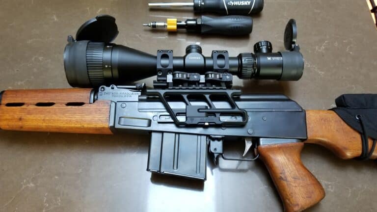 Changed my Yugo M76 Scope Mount To An American Defense AD-RECON-SL and ...