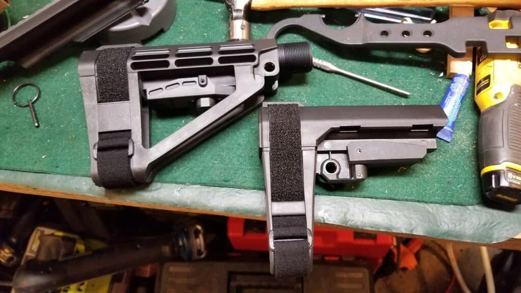 PSA AK-V Part Three: Changing the Brace, Adding a Red Dot and ...