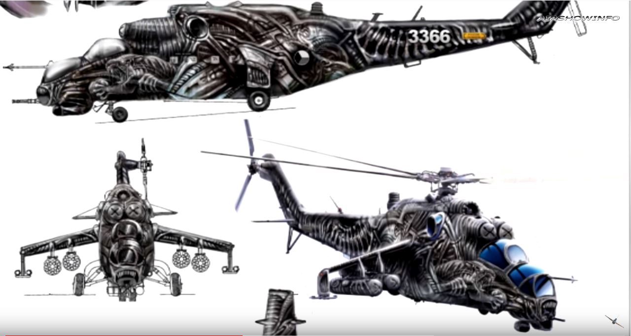 Video: Birth Of the Alien Tiger Czech Hind Attack Helicopter - Ronin's ...