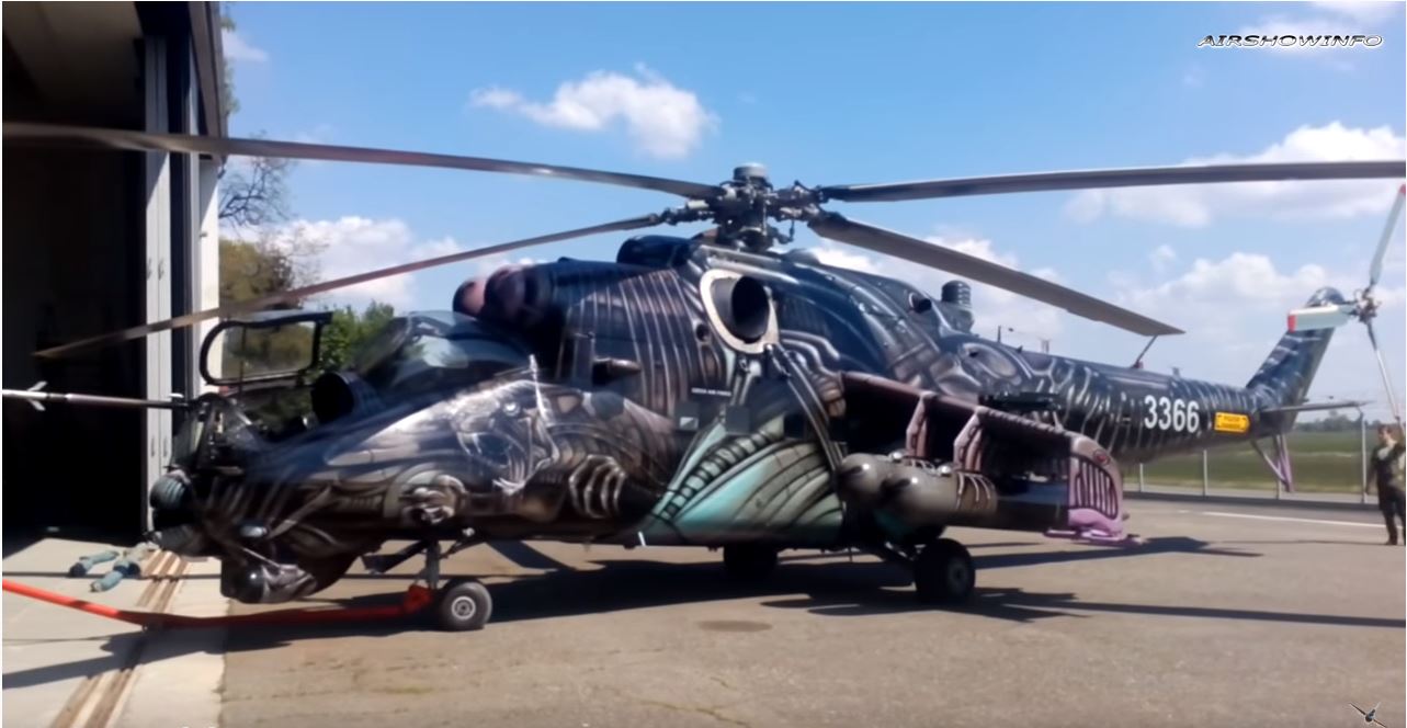 Video: Birth Of the Alien Tiger Czech Hind Attack Helicopter - Ronin's ...