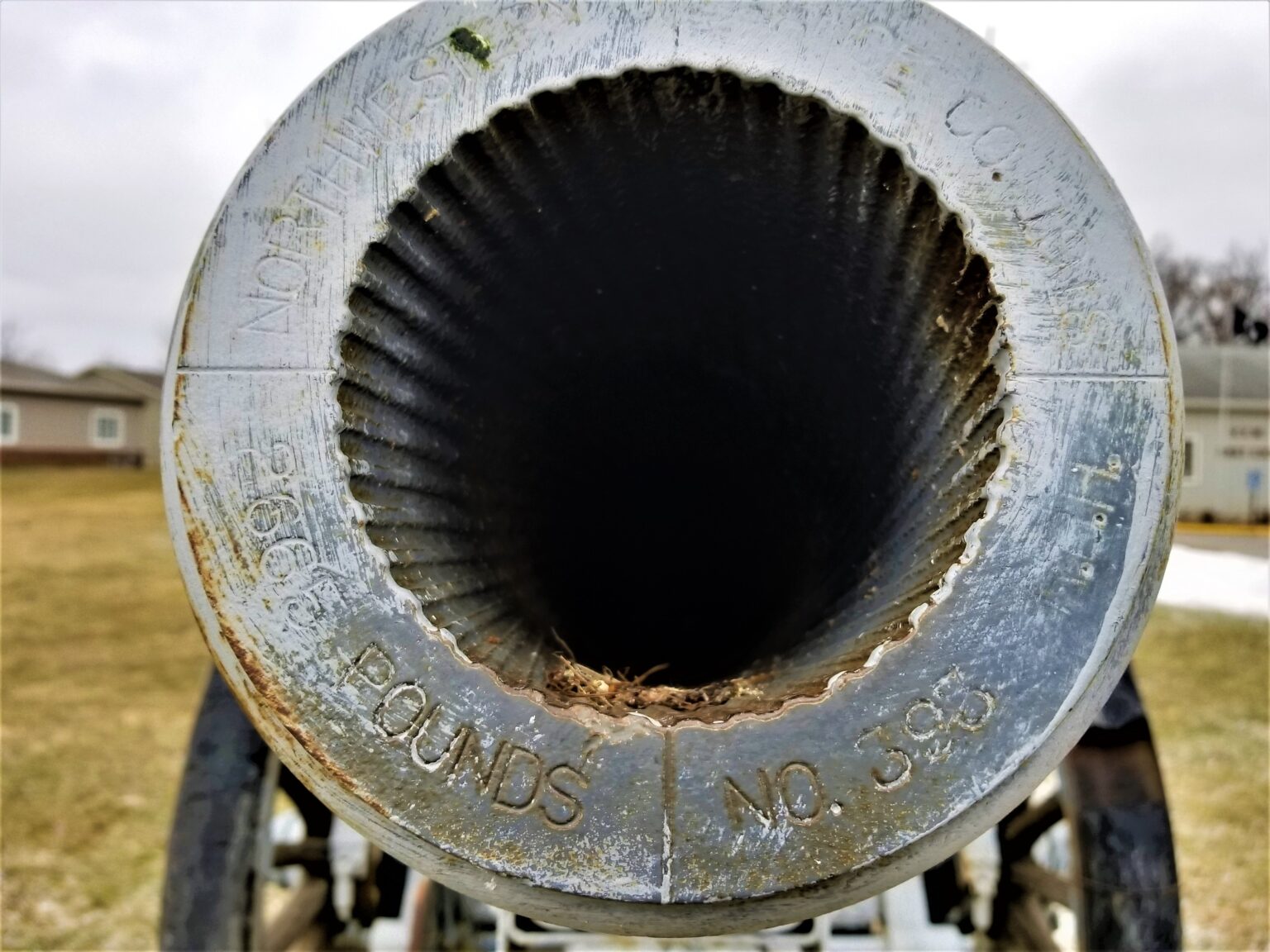 WWI 4.7-inch Gun Number 395 At The VFW Post 1137 in Watervliet ...