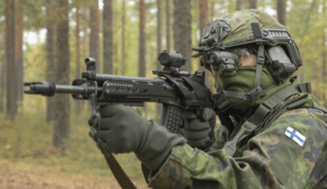 Finnish-Army-soldier-with-a-night-vision-device-and-RK-62M2-assault ...