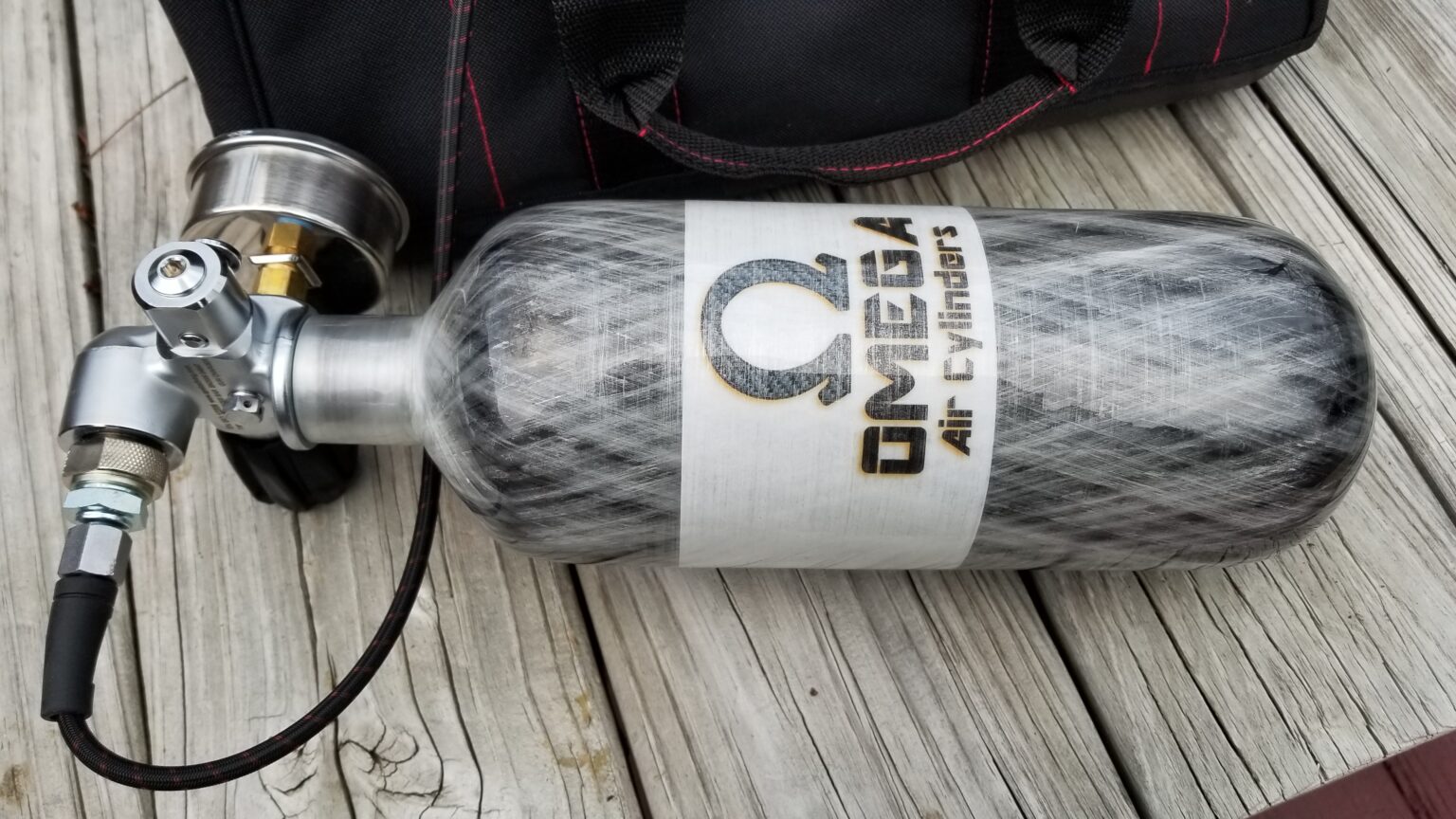 Buying an Omega 18 Cubic Foot High Pressure Air Cylinder and Filling It ...