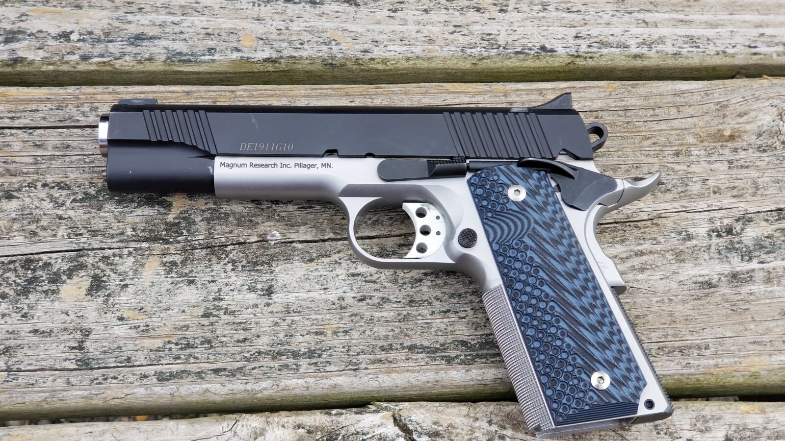 The Magnum Research DE1911G10 10mm Pistol At The Range - It's A Keeper ...