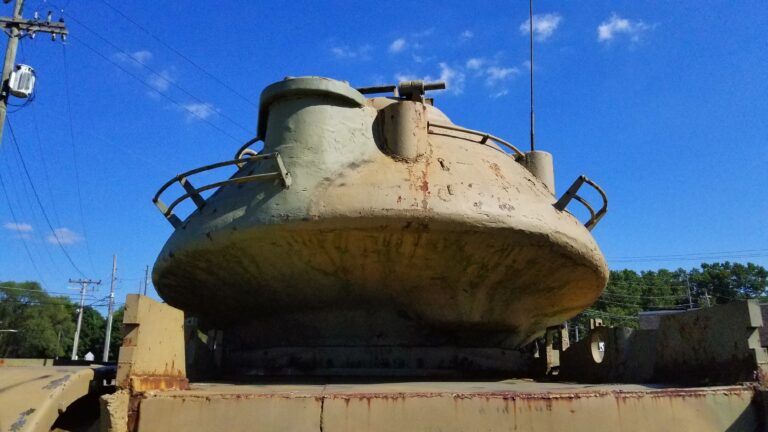 The M103 and M60 Tanks At The Dowagiac, Michigan, National Guard Armory ...