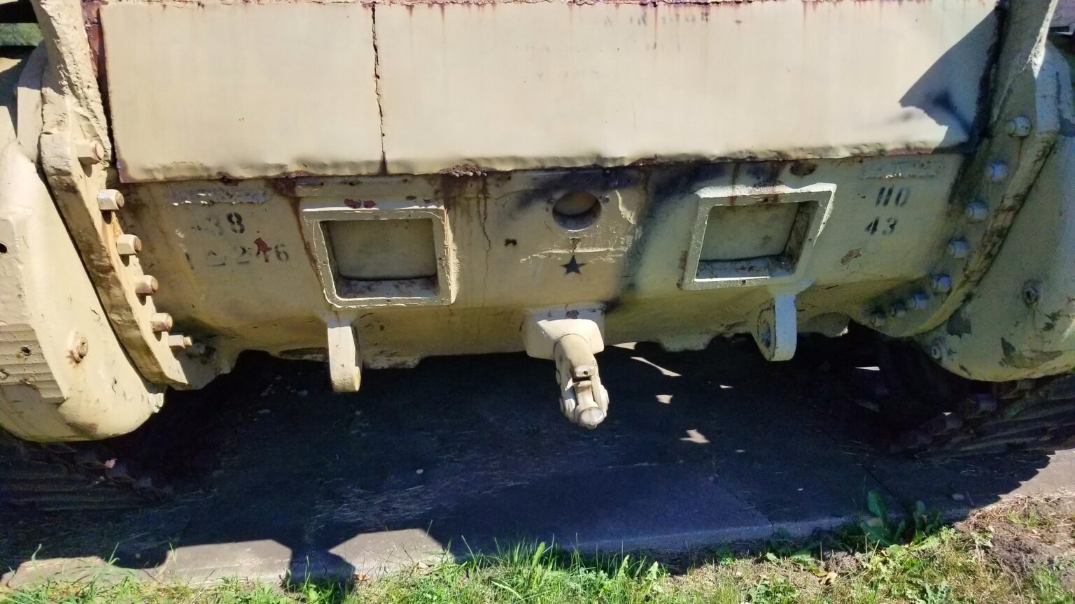 The M103 and M60 Tanks At The Dowagiac, Michigan, National Guard Armory ...