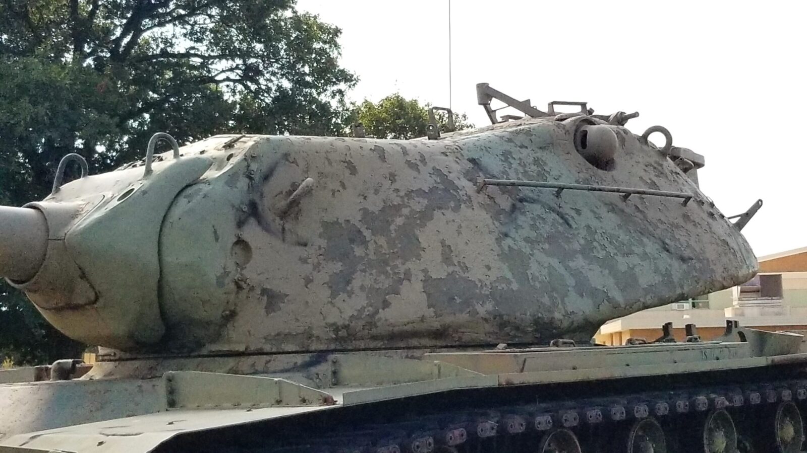 The M103 and M60 Tanks At The Dowagiac, Michigan, National Guard Armory ...