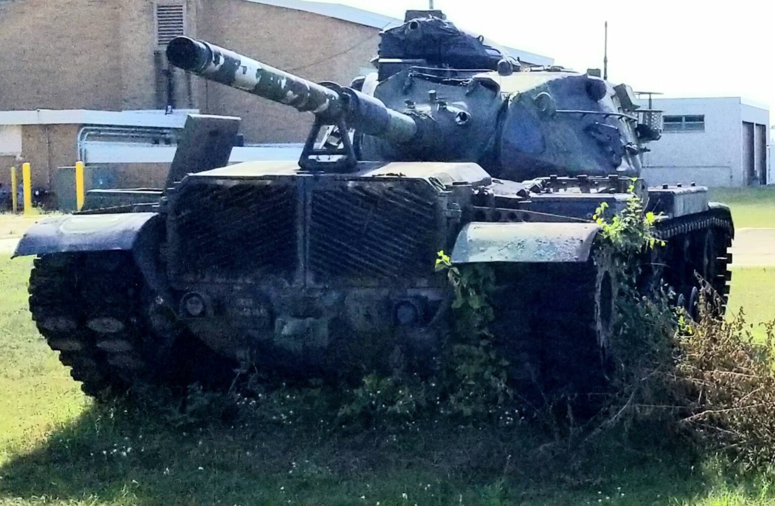 The M103 and M60 Tanks At The Dowagiac, Michigan, National Guard Armory ...