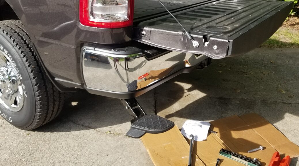 Get a Mopar Rear Bumper Step For Your 2019-2022 Ram 2500 or 3500 To ...