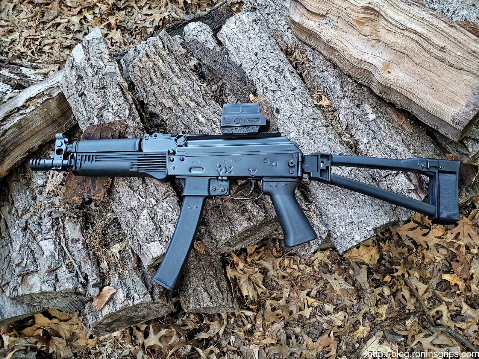 Fitting A Quick Takedown Pin To A Kalashnikov USA KP-9 - Ronin's Grips