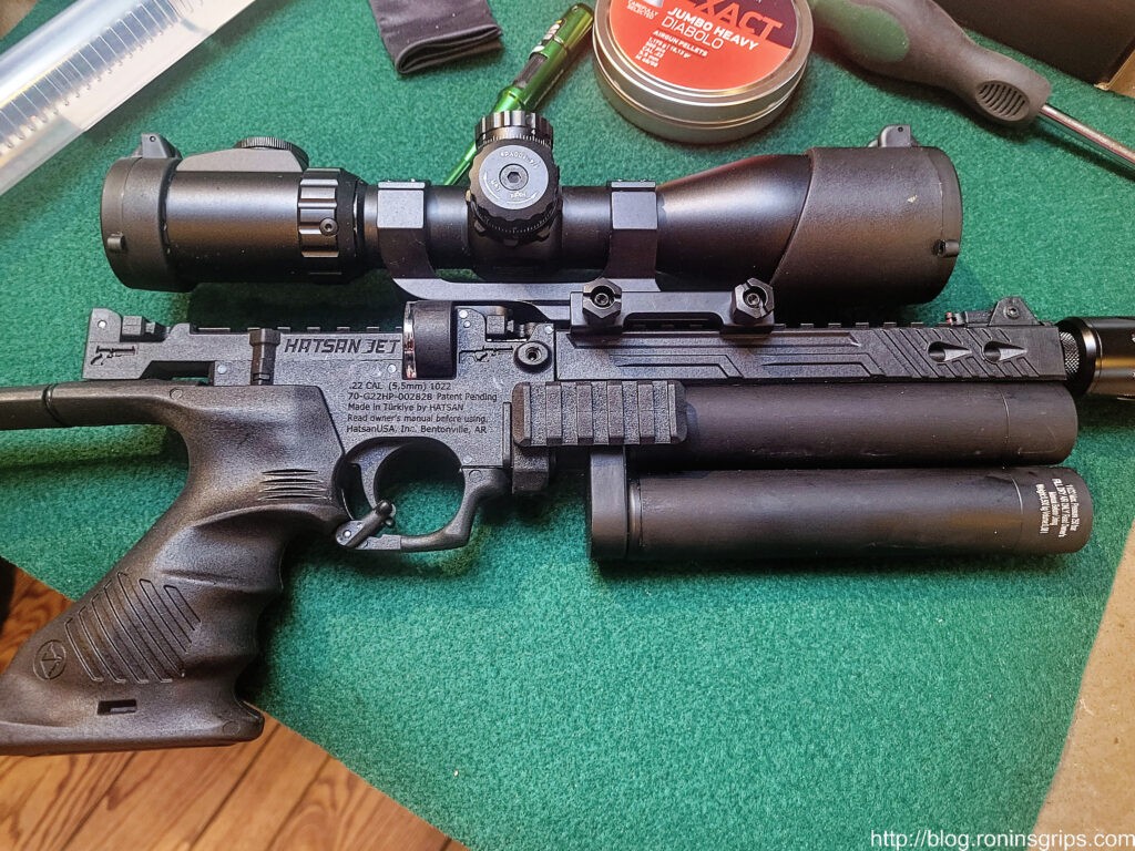 Introducing the New Unique Hatsan Jet II: Post 3 - Mounting a Scope ...
