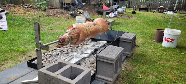 The SpitJack Rotisserie System - Part Two: Grilling Our First Pig ...