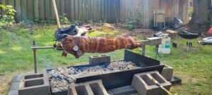 The SpitJack Rotisserie System - Part Two: Grilling Our First Pig ...