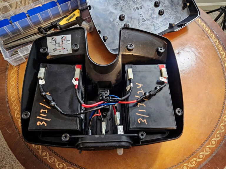 Replacing the Batteries on a Pride Mobility GoGo Elite Traveller ...