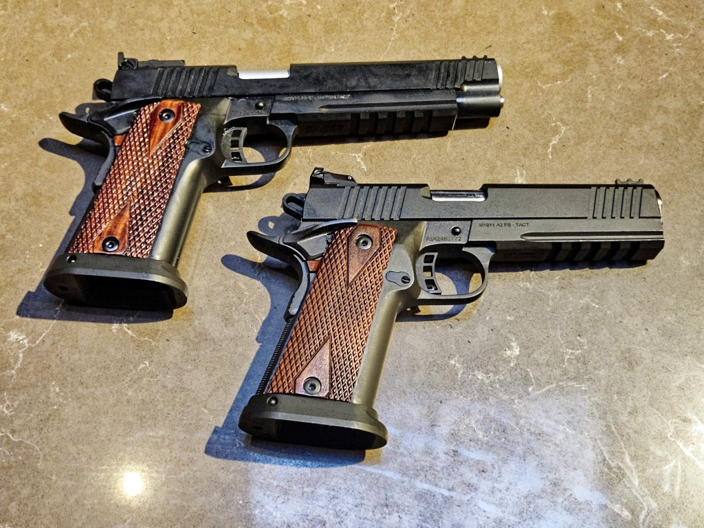 Added Browne Works Wood Grips to My New RIA 52000 Big Rock - Ronin's Grips