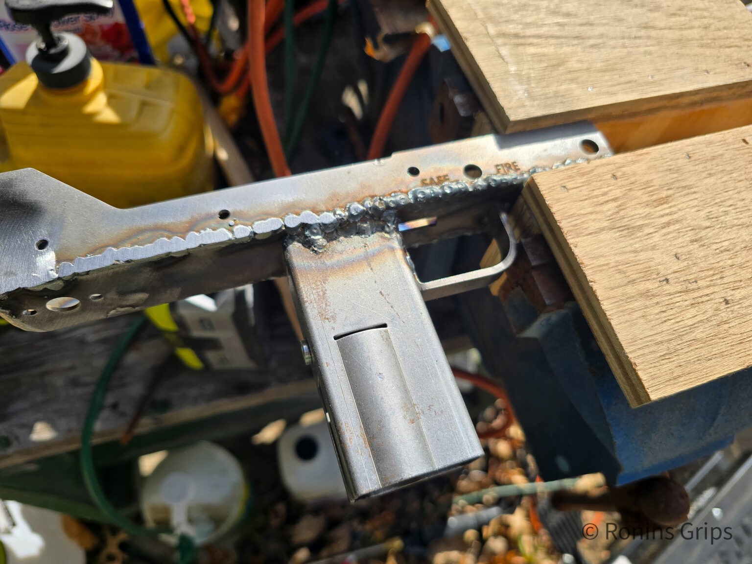 Welding a VMAC9 Lower Receiver Together - Uses MAC-11 9mm Style Uppers ...