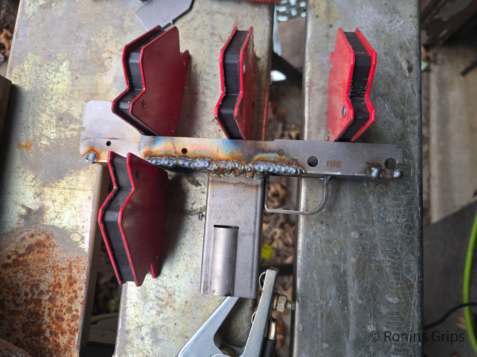 Welding a VMAC9 Lower Receiver Together - Uses MAC-11 9mm Style Uppers ...